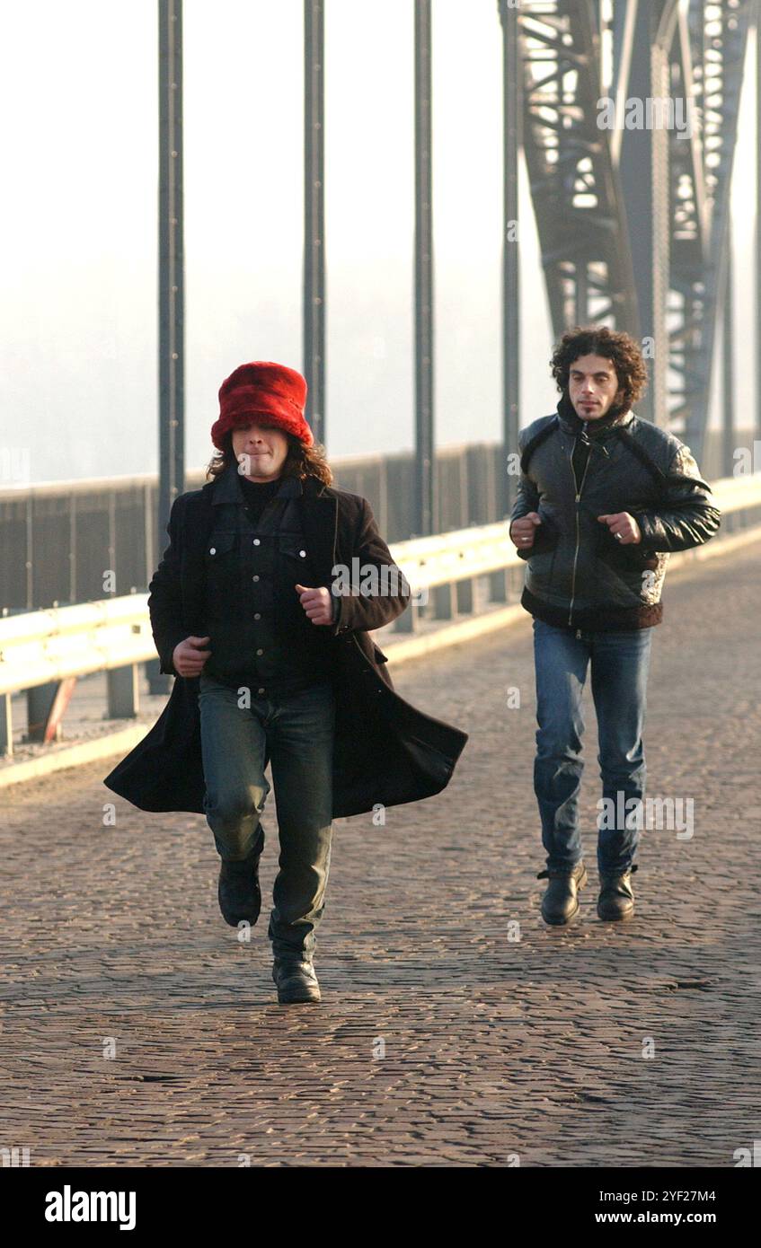 Piacenza Italy 06/12/2001: Frankie - Franco Li Causi bassist and Zama ...
