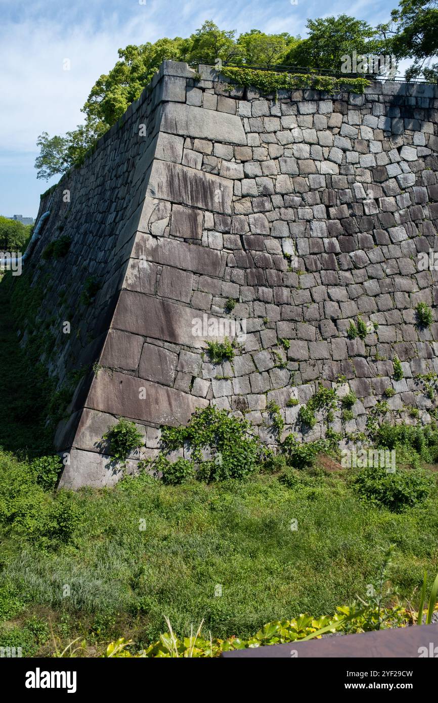 Outer Walls of Osaka Castle in Osaka Japan Stock Photo - Alamy