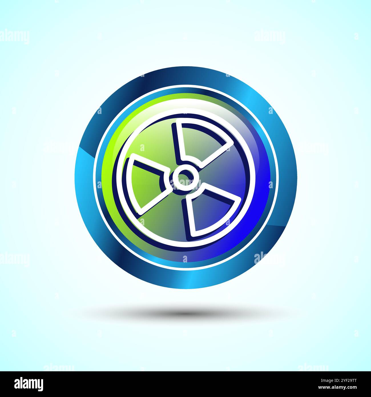 Animation black radiation sign symbol hi-res stock photography and ...