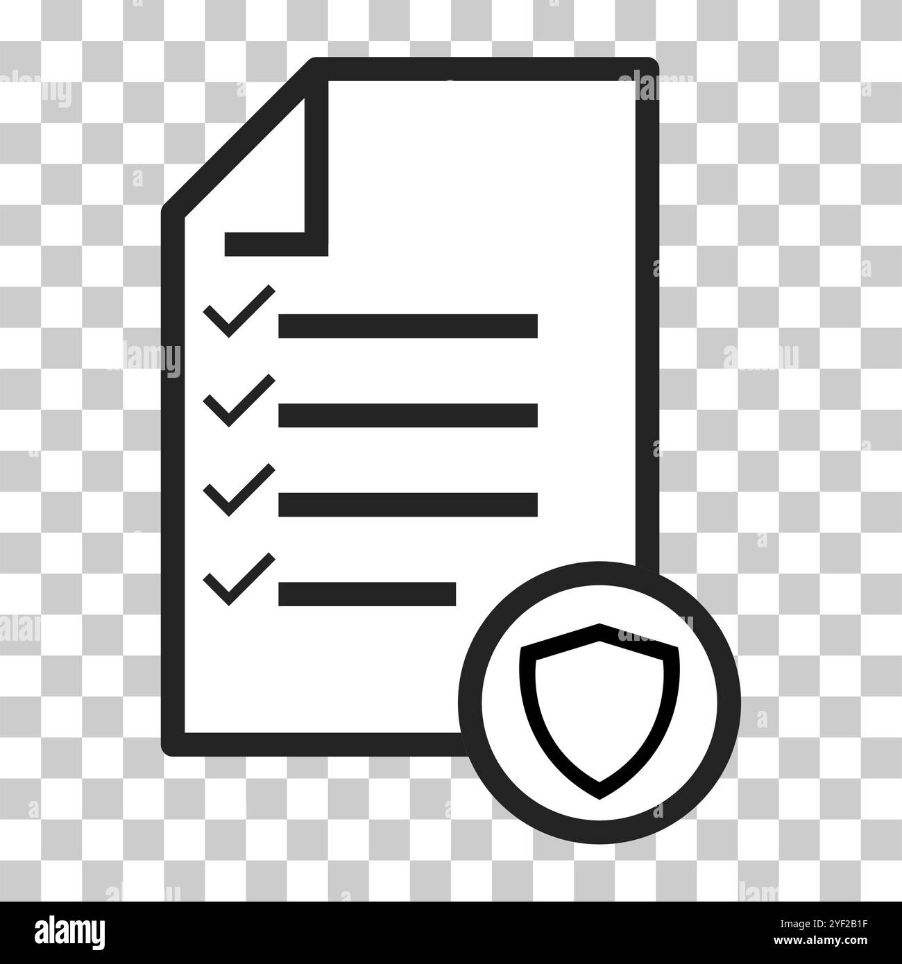 In compliance icon sign, company passed inspection symbol, complete ...