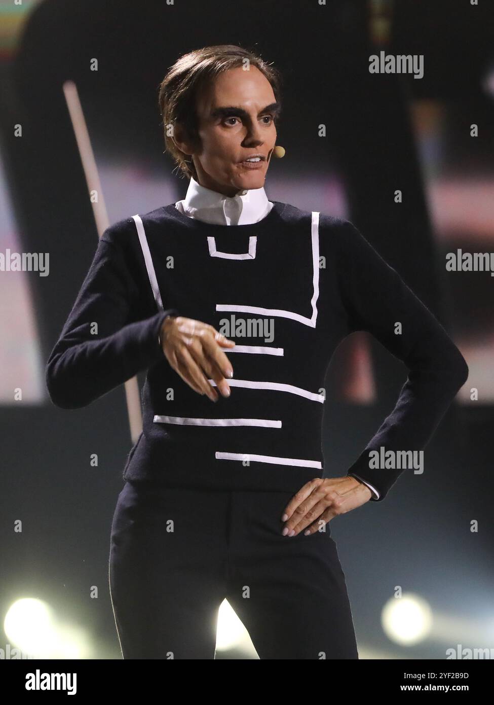 Rome, Rai studios ex Dear, TV show "Tale e Quale Show". In the photo ...