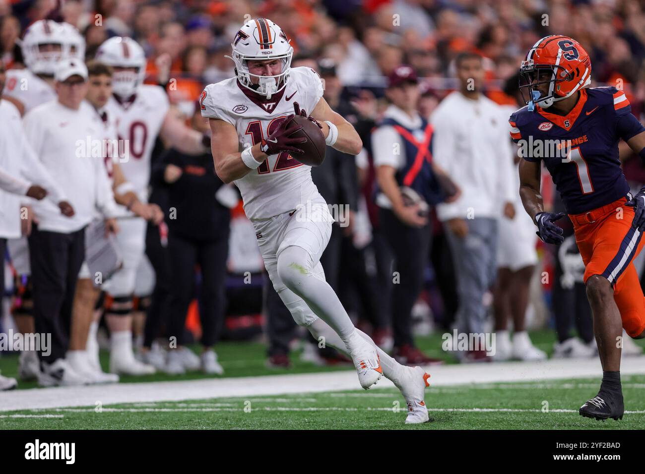 November 2, 2024, Syracuse, New York, USA: Virginia Tech Hokies wide ...