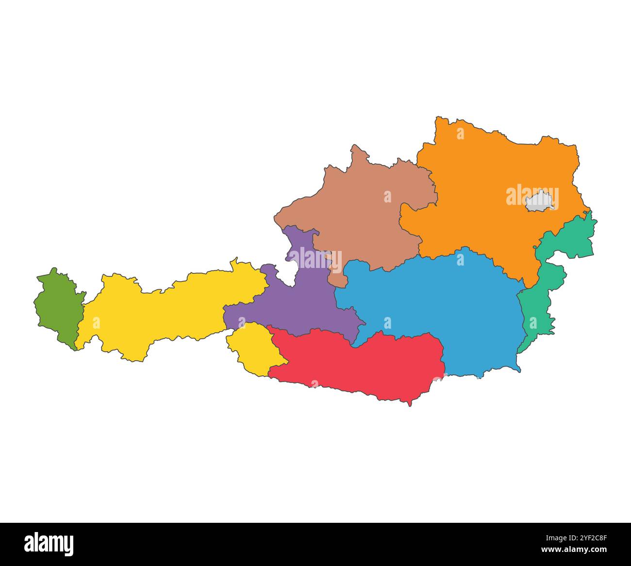 Wien vector map hi-res stock photography and images - Alamy