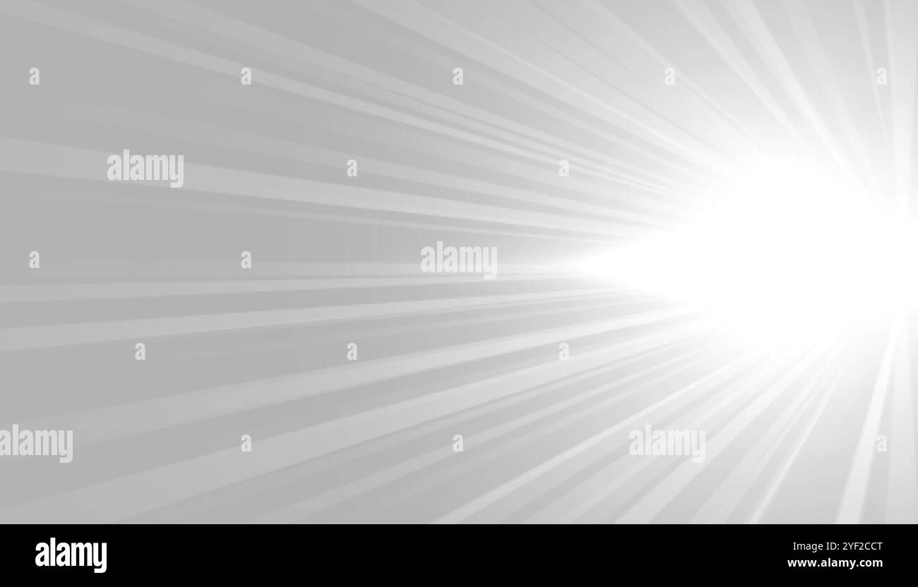 gray background with white glowing rays design Stock Vector Image & Art ...