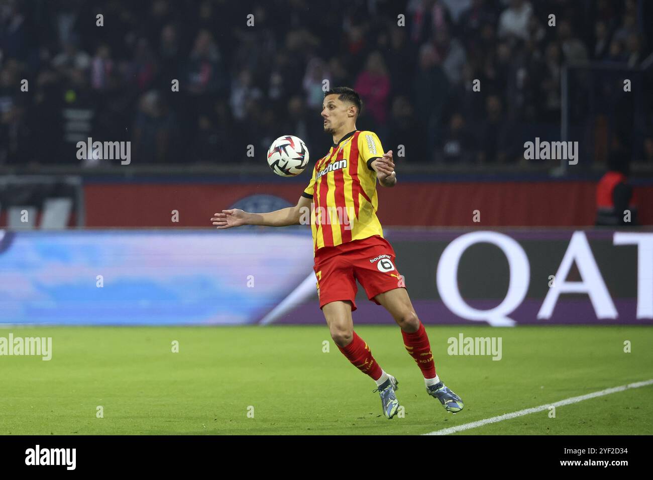 Florian Sotoca of Lens during the French championship Ligue 1 football ...