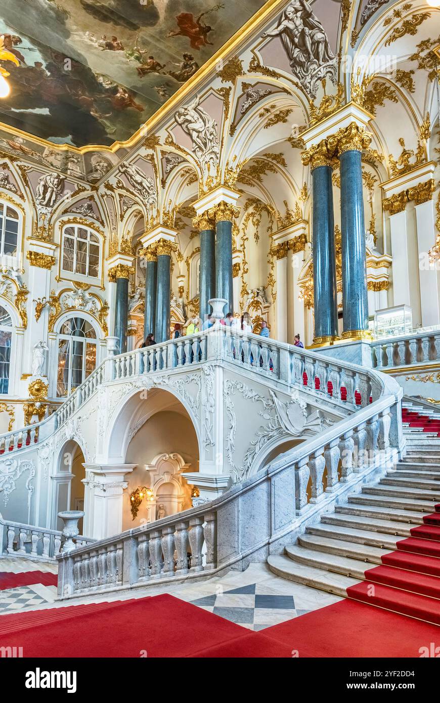 ST. PETERSBURG, RUSSIA - AUGUST 27: Jordan Staircase of the Winter ...