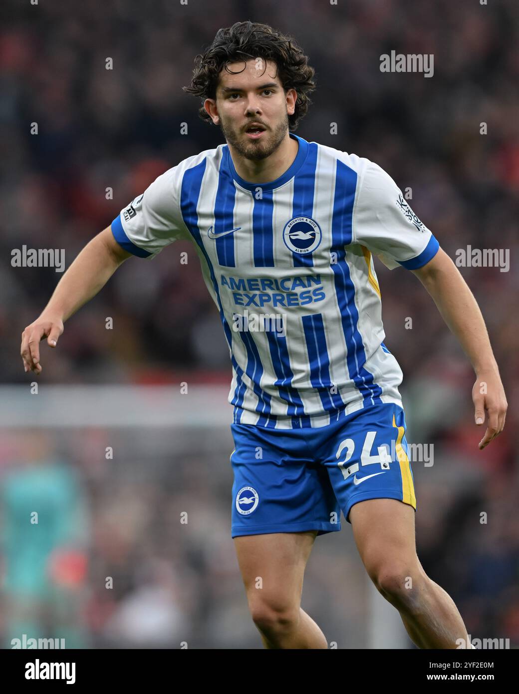 Ferdi Kadıoğlu of Brighton & Hove Albion during the Premier League ...