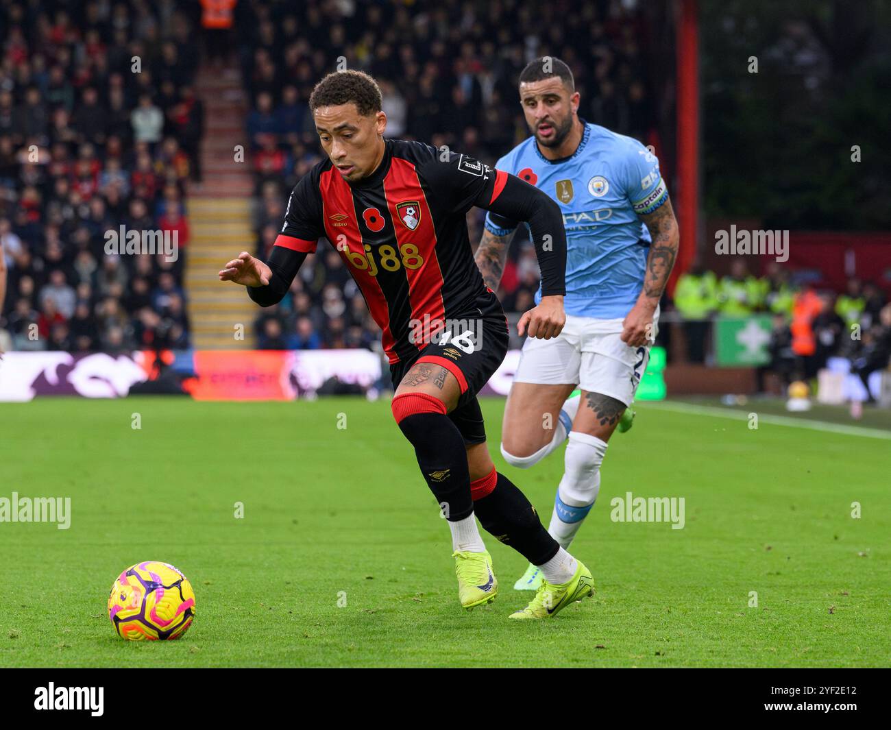 Bournemouth, UK. 02nd Nov, 2024. Bournemouth, England, Nov 2nd 2024 ...
