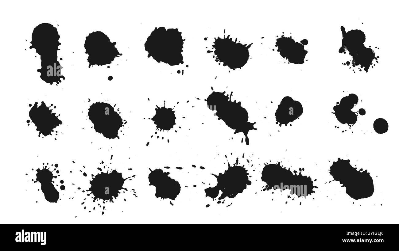 Ink splats Cut Out Stock Images & Pictures - Alamy