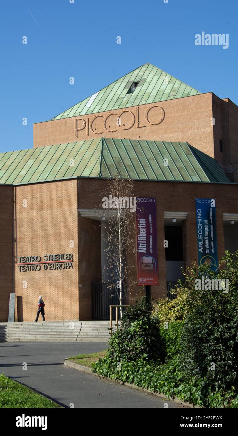 Milano , ITALIA - 02 nov - 2024 : The Teatro Strehler in Milan is a ...