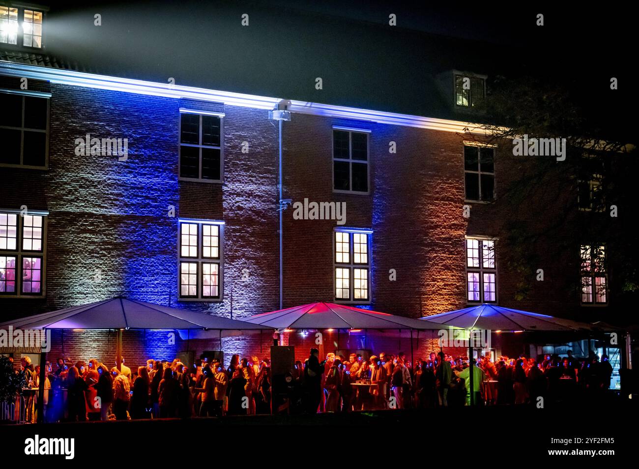 AMSTERDAM - Visitors at the Hart Museum during Museum Night. During the ...