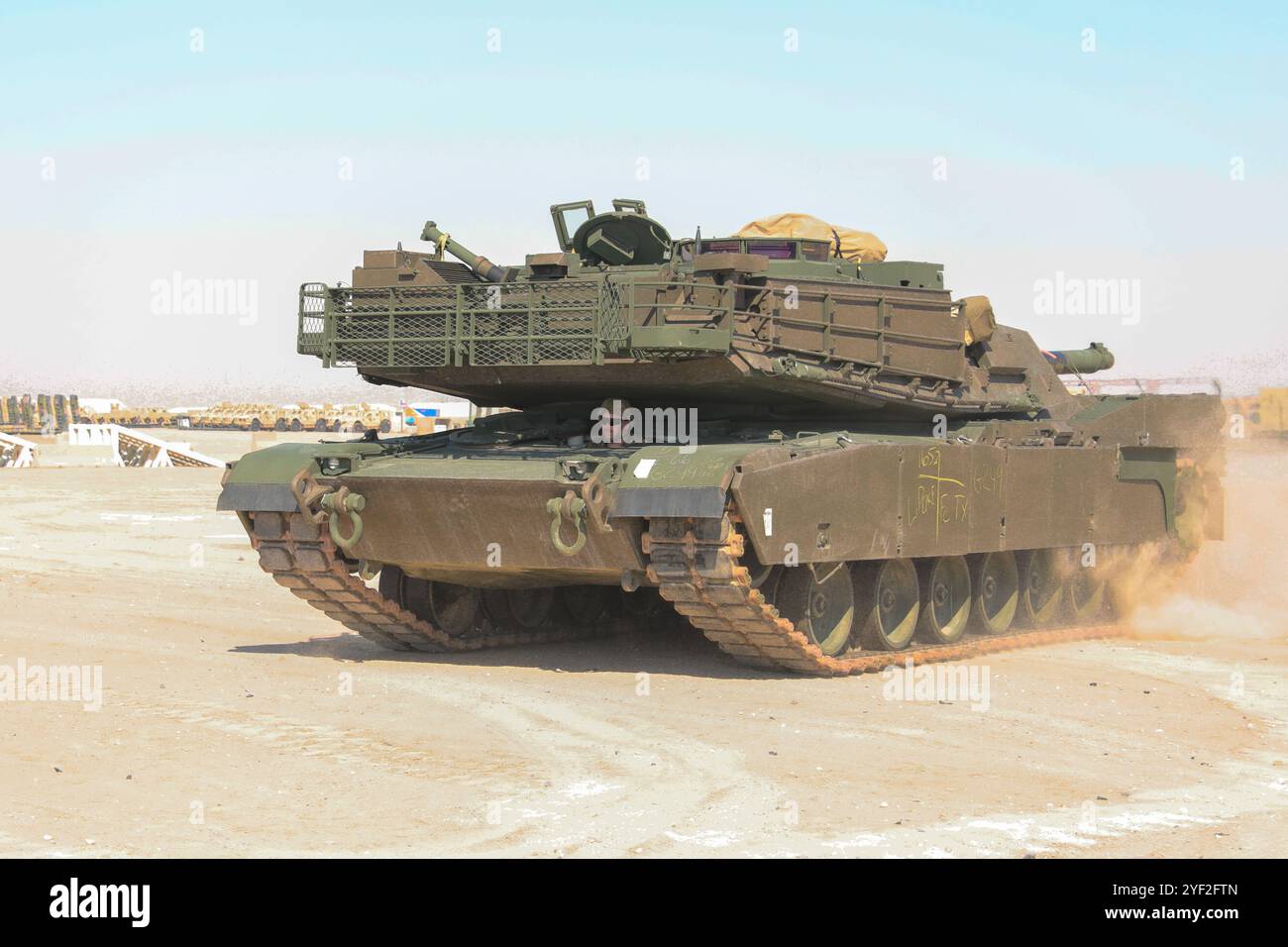 U.S. Army Sgt. Ty Webb, an M1 armor crewman, with 2nd Squadron, 278th ...