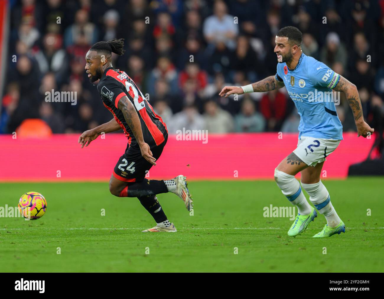 Bournemouth, UK. 02nd Nov, 2024. Bournemouth, England, Nov 2nd 2024 ...