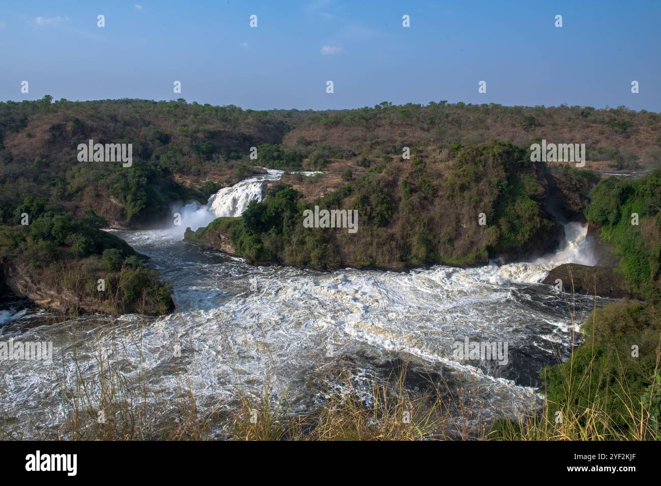 Murchison Falls, at Murchison Falls National park, Uganda. Murchison ...