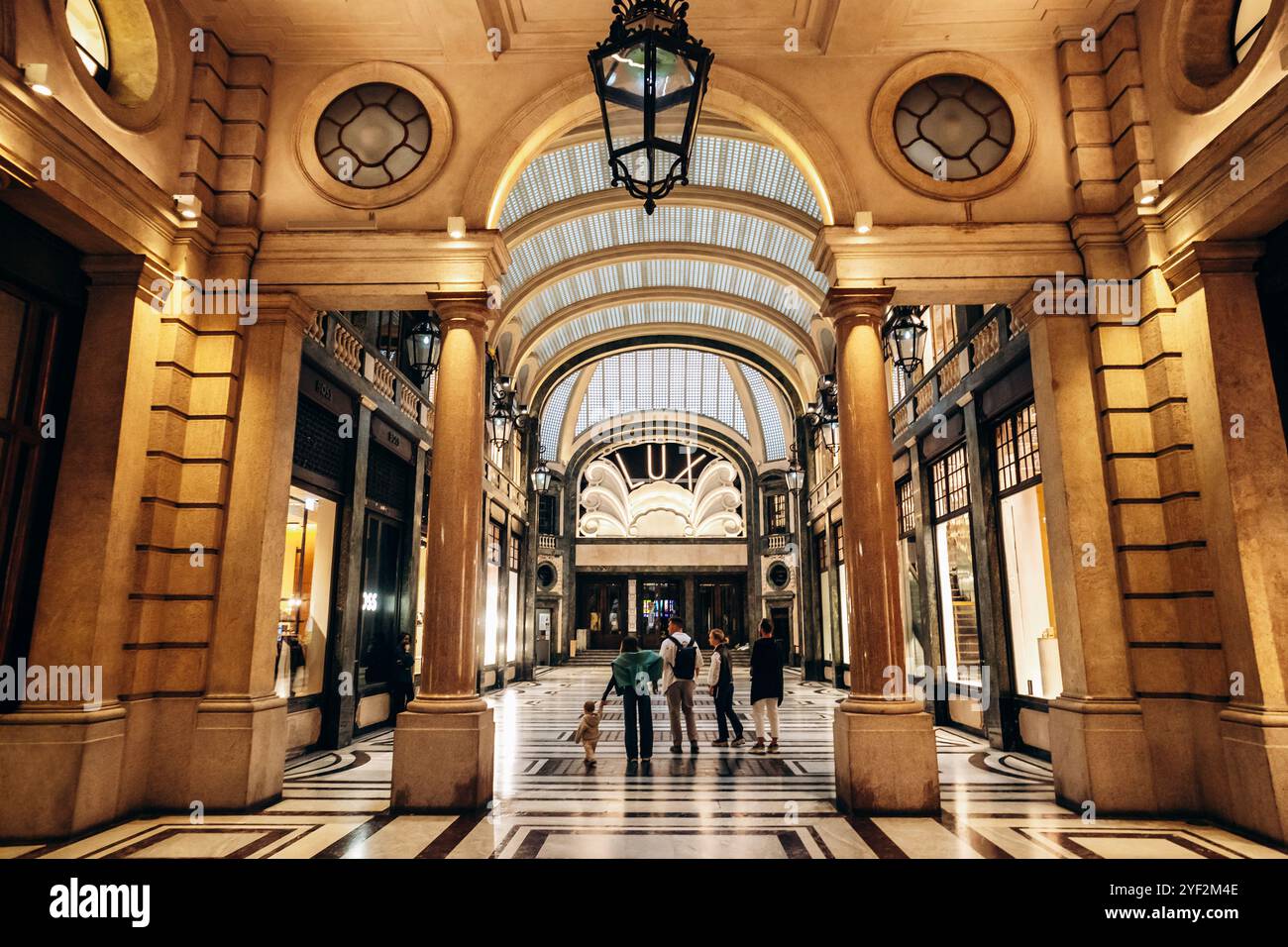 Turin, Italy - October 6, 2024: Cinema Lux in the historic center of ...