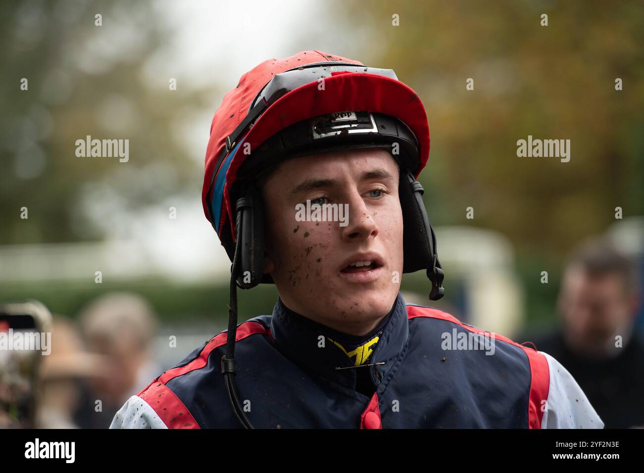 Ascot, Berkshire, UK. 2nd November, 2024. Jockey C M Hogan who rode ...