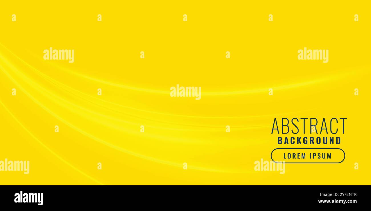 yellow background with wave shape design Stock Vector Image & Art - Alamy