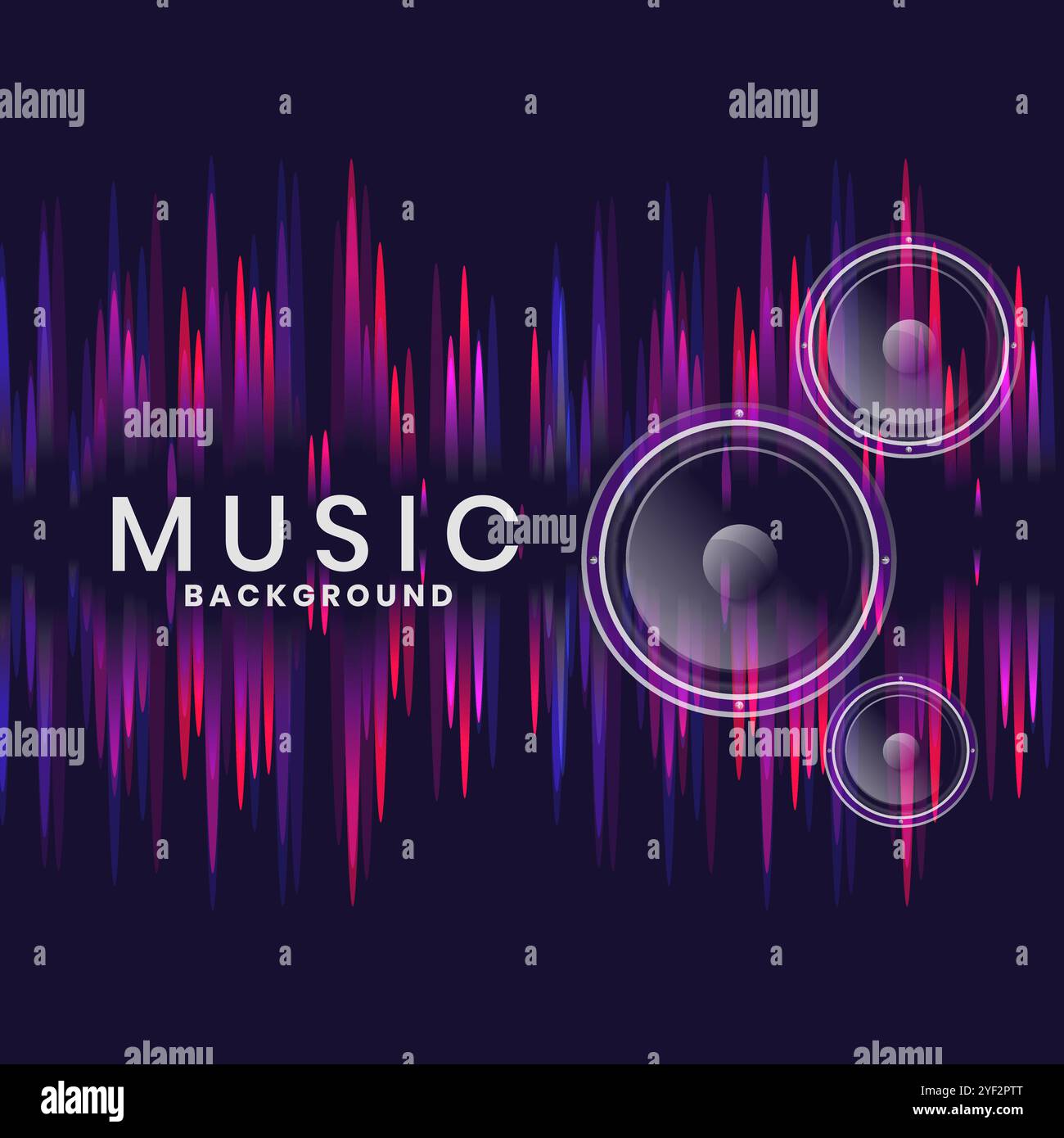 Neon music song Stock Vector Images - Alamy