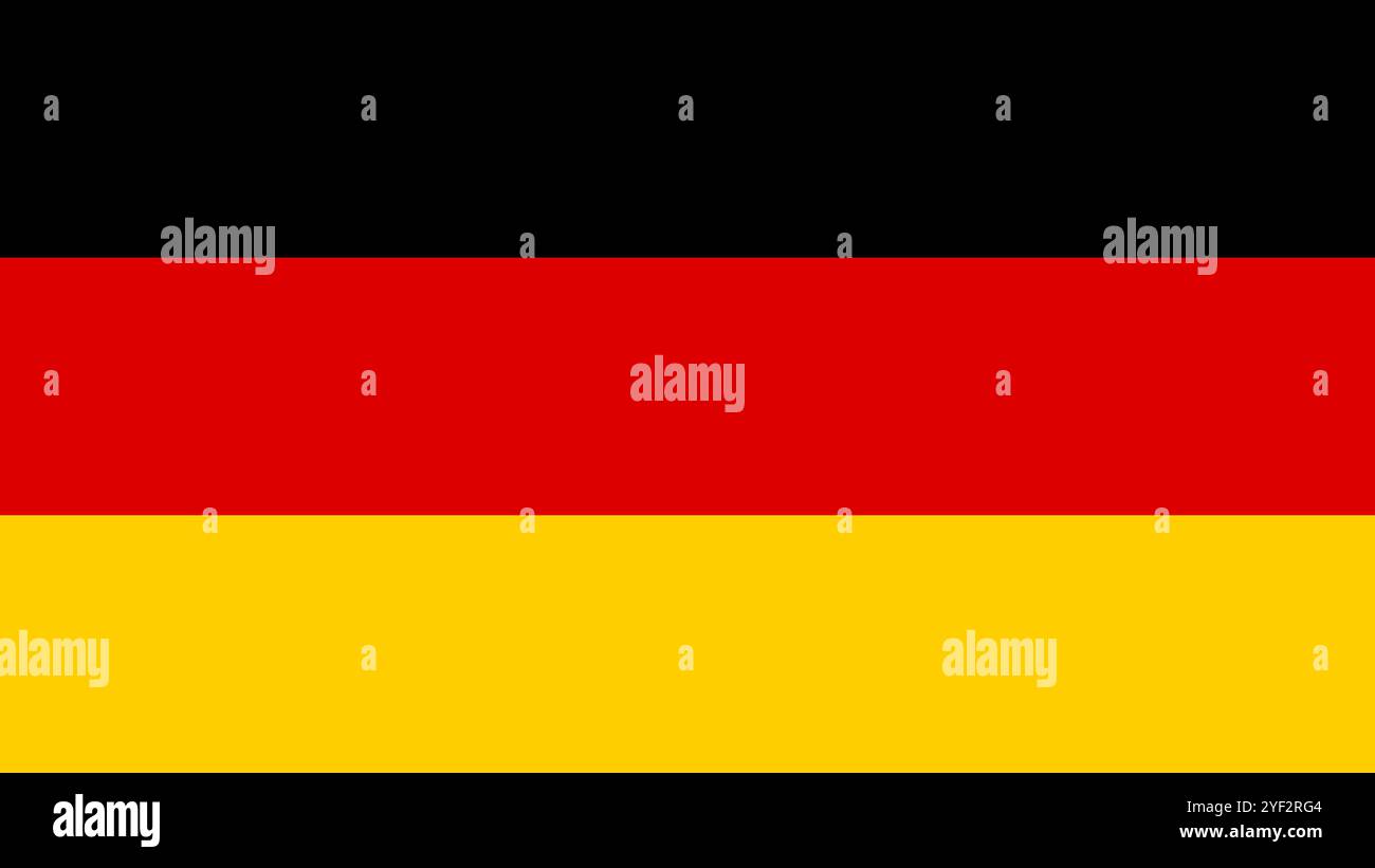 Flag of Germany, 16:9 Format, Germany Flag, Vector Images Stock Vector ...
