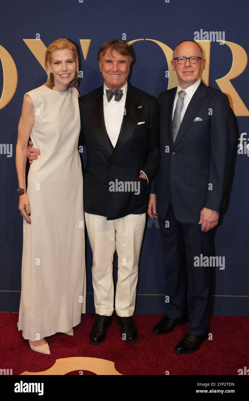 NEW YORK, NEW YORK - OCTOBER 29: Amanda Smith, Brunello Cucinelli, and ...