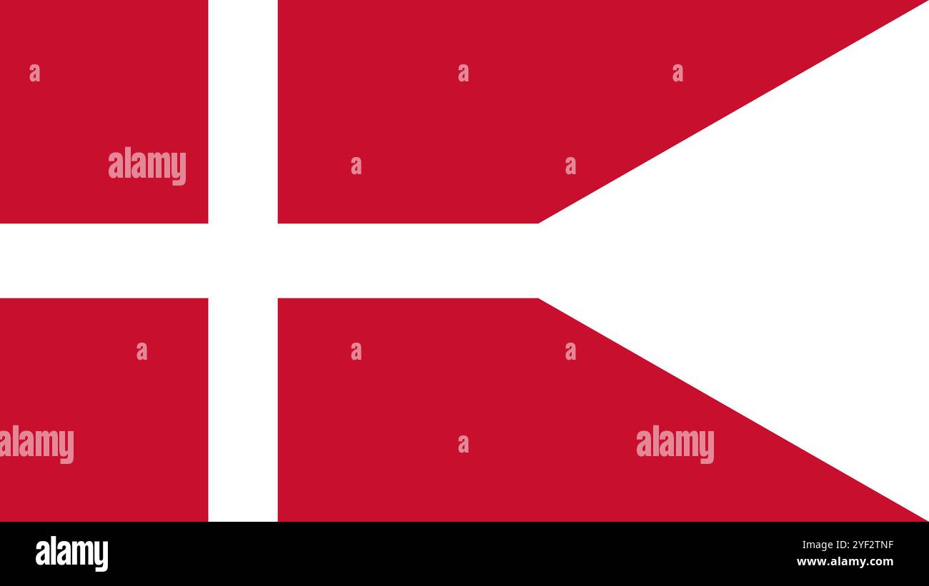 Flag of Denmark, 16:9 Format, Denmark Flag, Vector Images Stock Vector ...