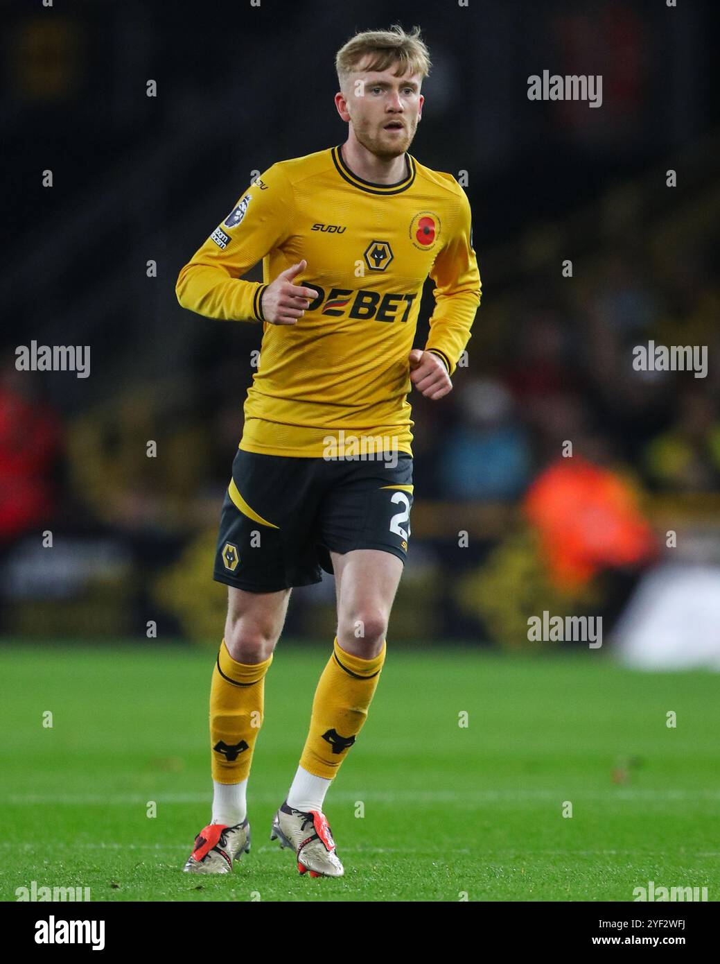 Tommy Doyle of Wolverhampton Wanderers during the Premier League match ...