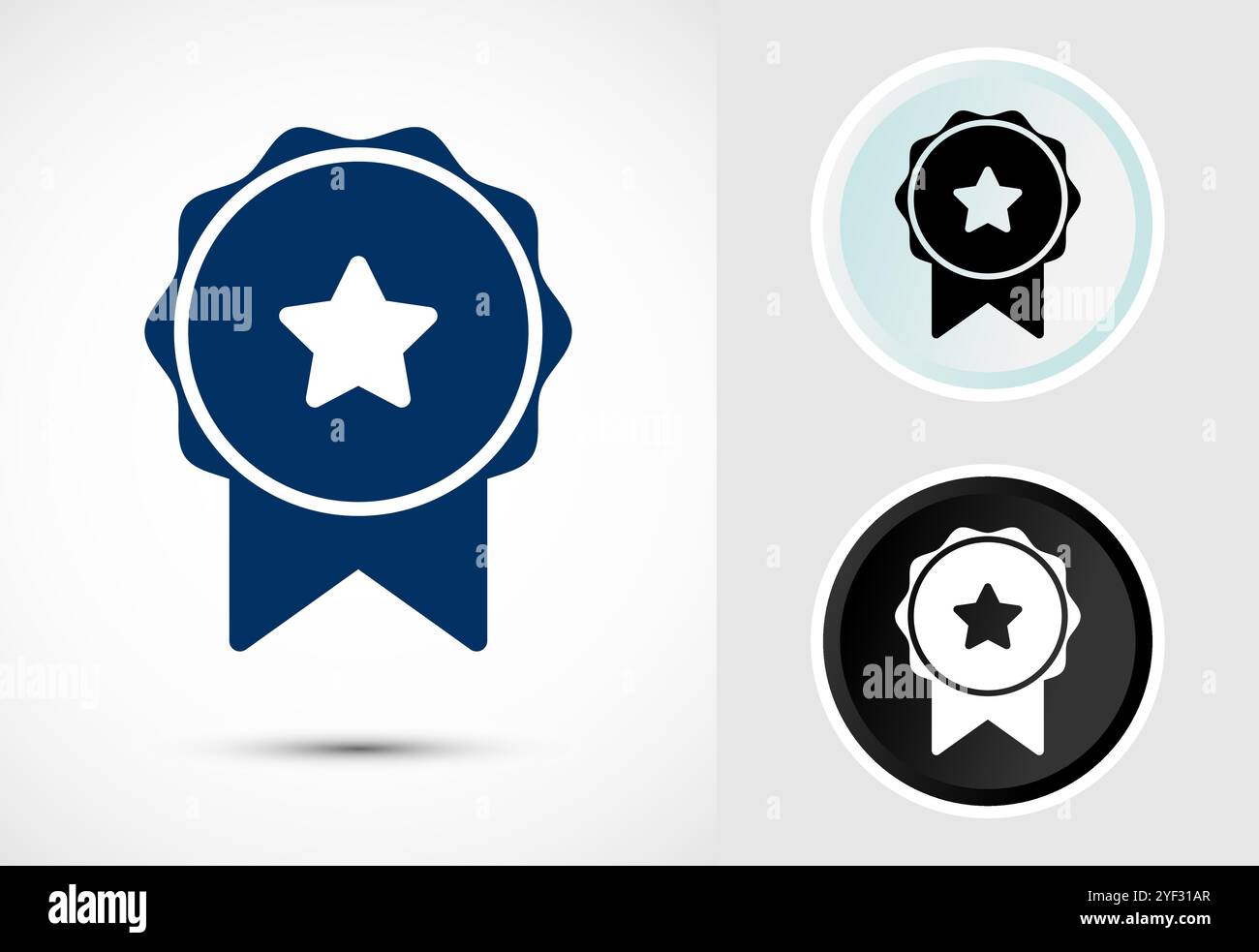 Award icon design illustration, Winning icon, Champion symbol Stock ...