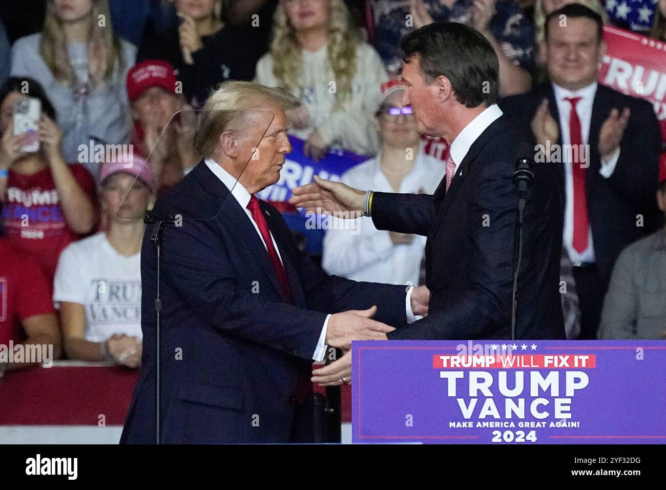 Republican presidential nominee former President Donald Trump and ...