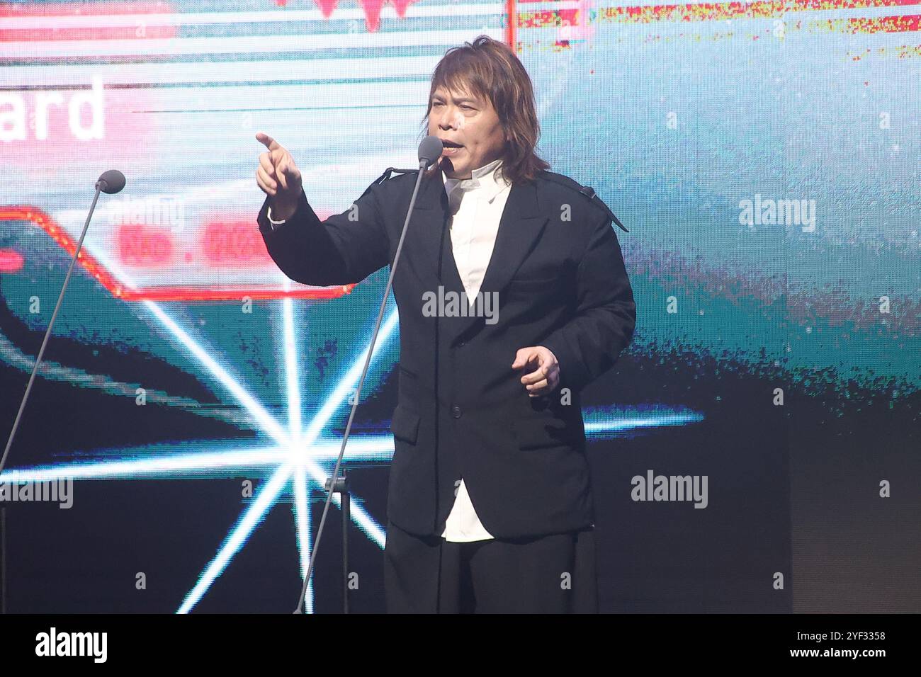 TAIPEI, CHINA - , NOVEMBER 2, 2024 - Singer Wu Bai attend the 15th ...