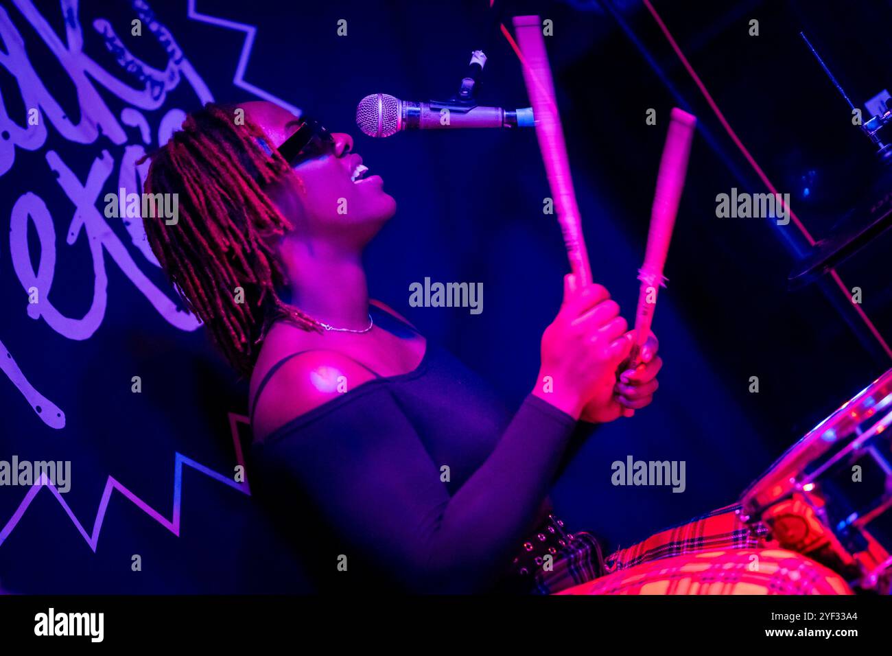 Edinburgh, Scotland. Sat 2 November 2024. Nottingham band GIRLBAND ...