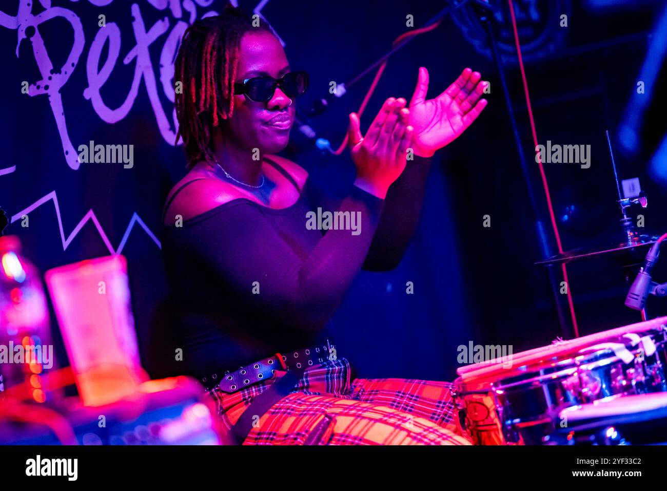 Edinburgh, Scotland. Sat 2 November 2024. Nottingham band GIRLBAND ...