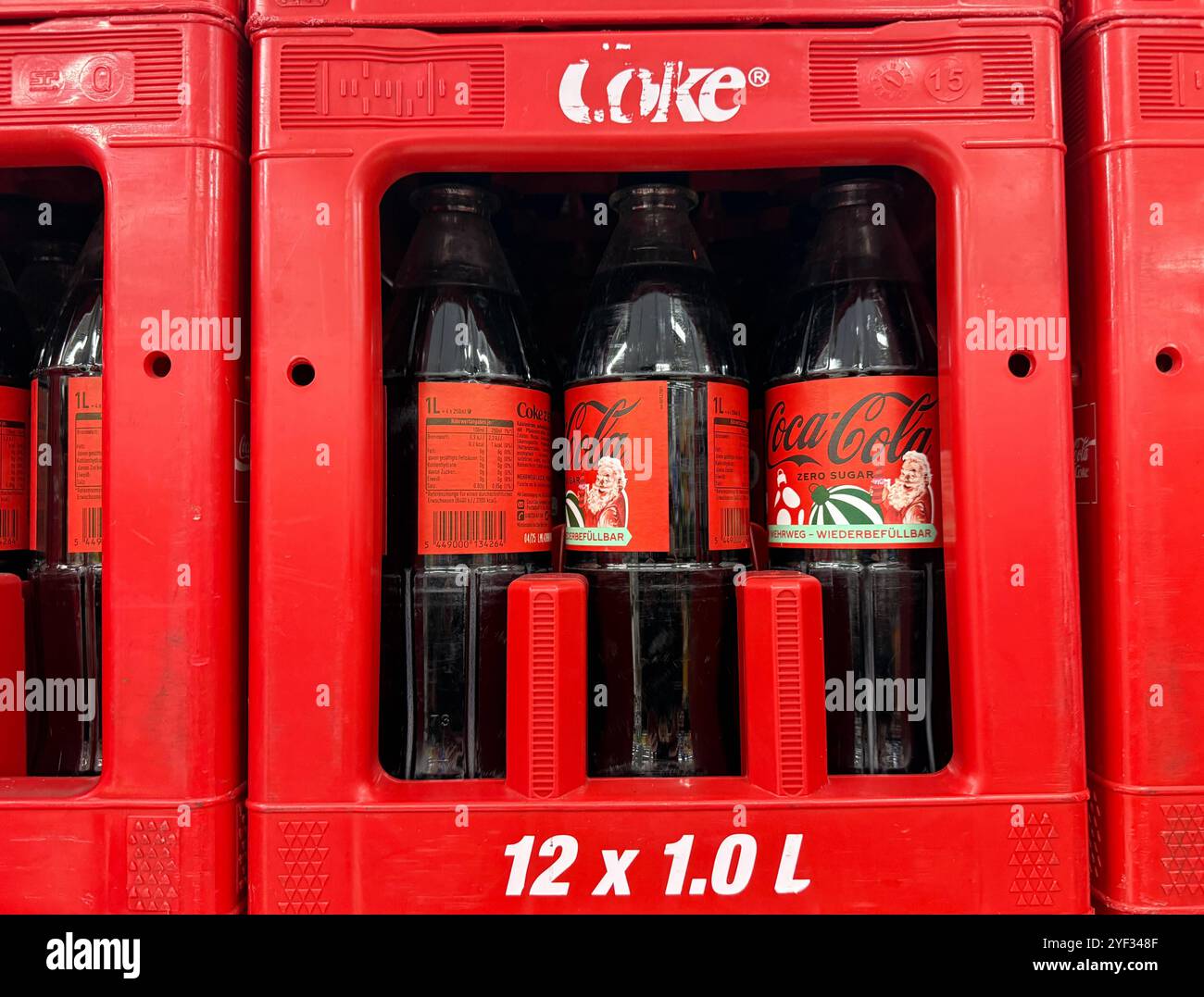 Coca-Cola Kasten Coke Getränke *** Coca Cola crate Coke drinks ...