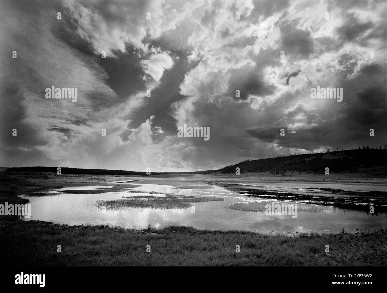 BW02282-02.....WYOMING - Hayden Valley in Yellowstone National Park. K ...