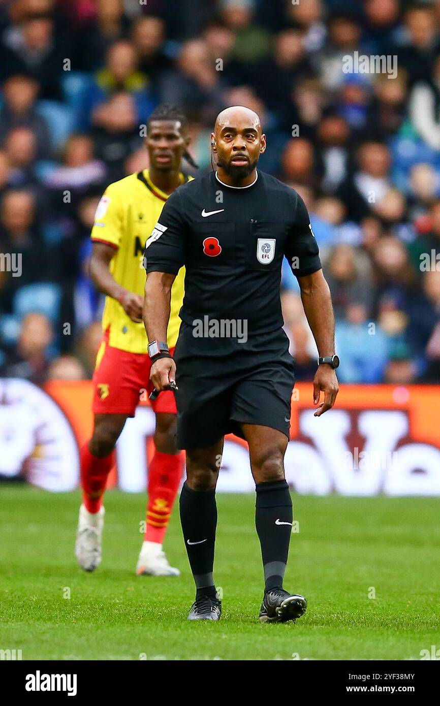 Hillsborough Stadium, Sheffield, England - 2nd November 2024 Referee ...