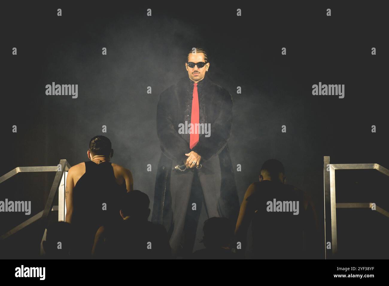 Napoli, Italy. 31st Oct, 2024. Italian singer Alessandro Mahmoud ...