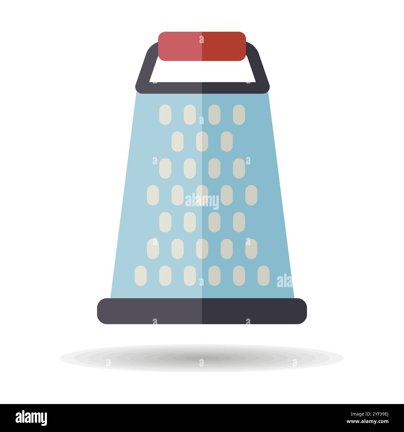 Grater vector icon. Kitchen appliance. Graph symbol for cooking web ...