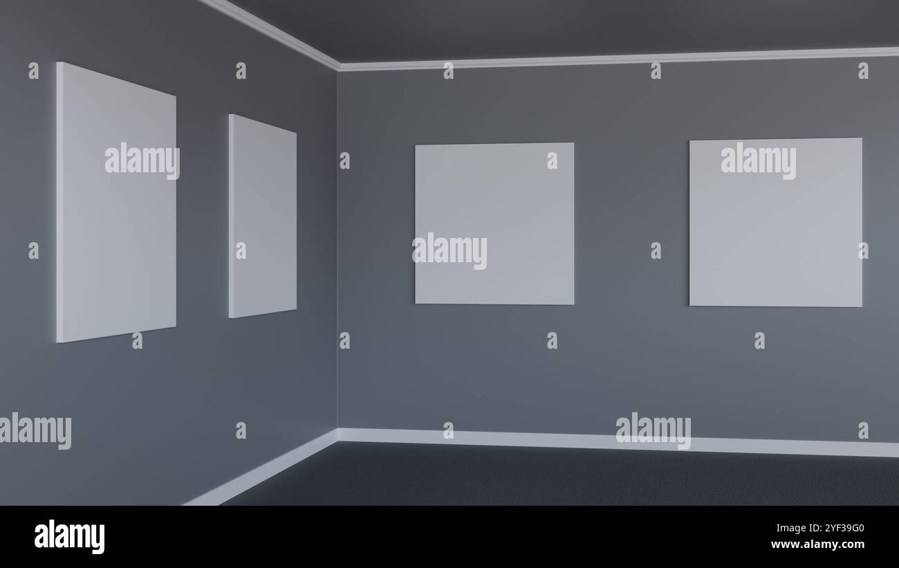 Stylish gallery presentation scene hi-res stock photography and images ...