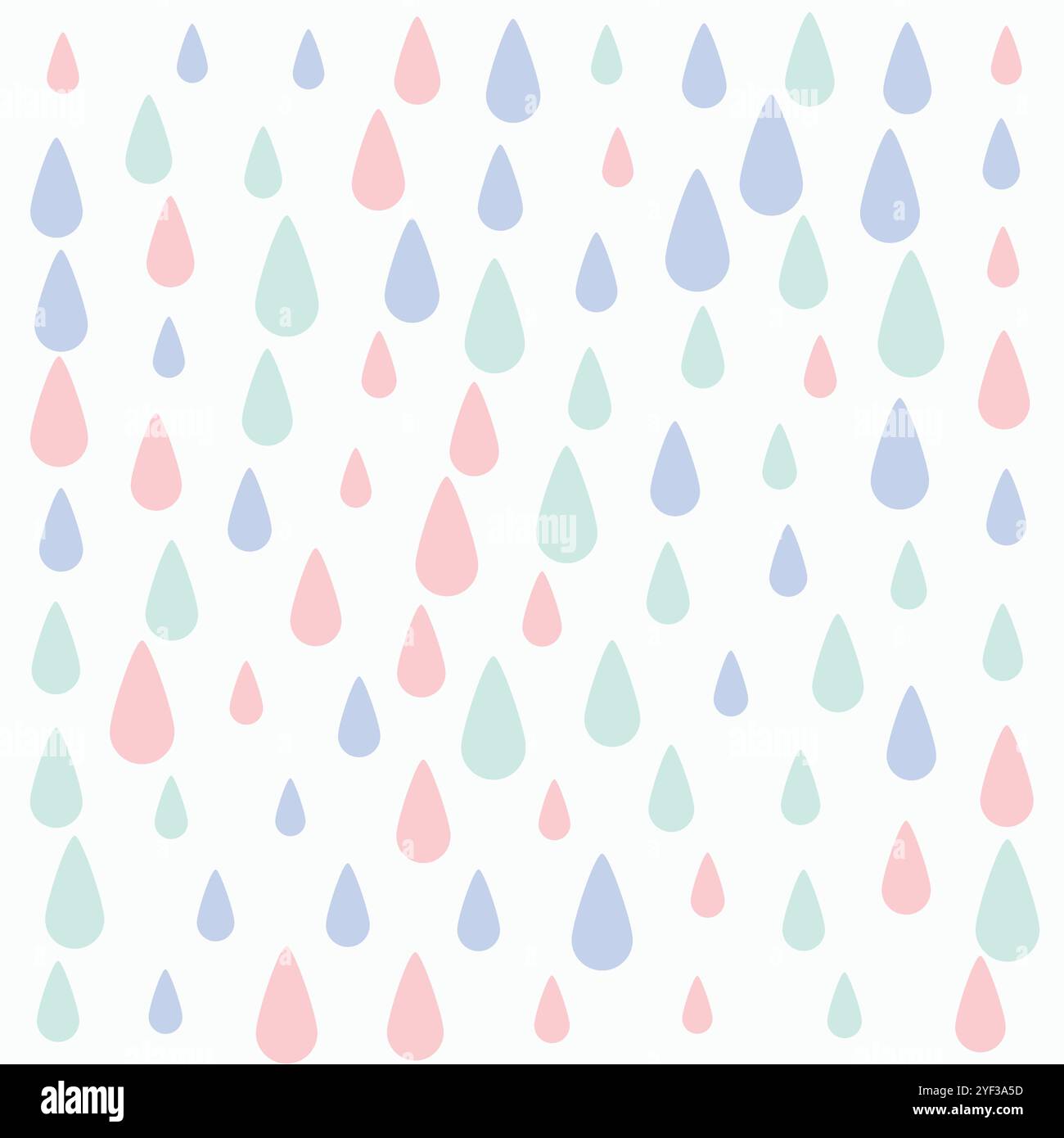 pastel colors falling drops pattern background design Stock Vector ...