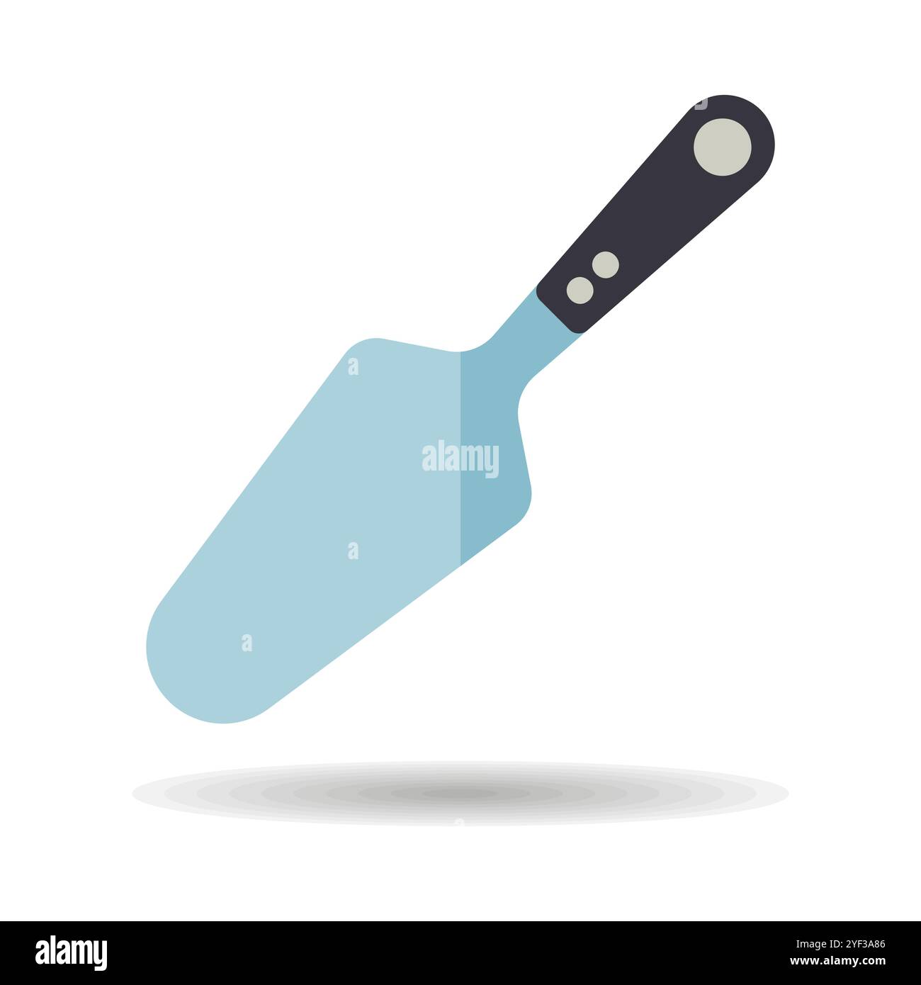 Cake and pie server utensil vector icon. Kitchen appliances. Graph ...