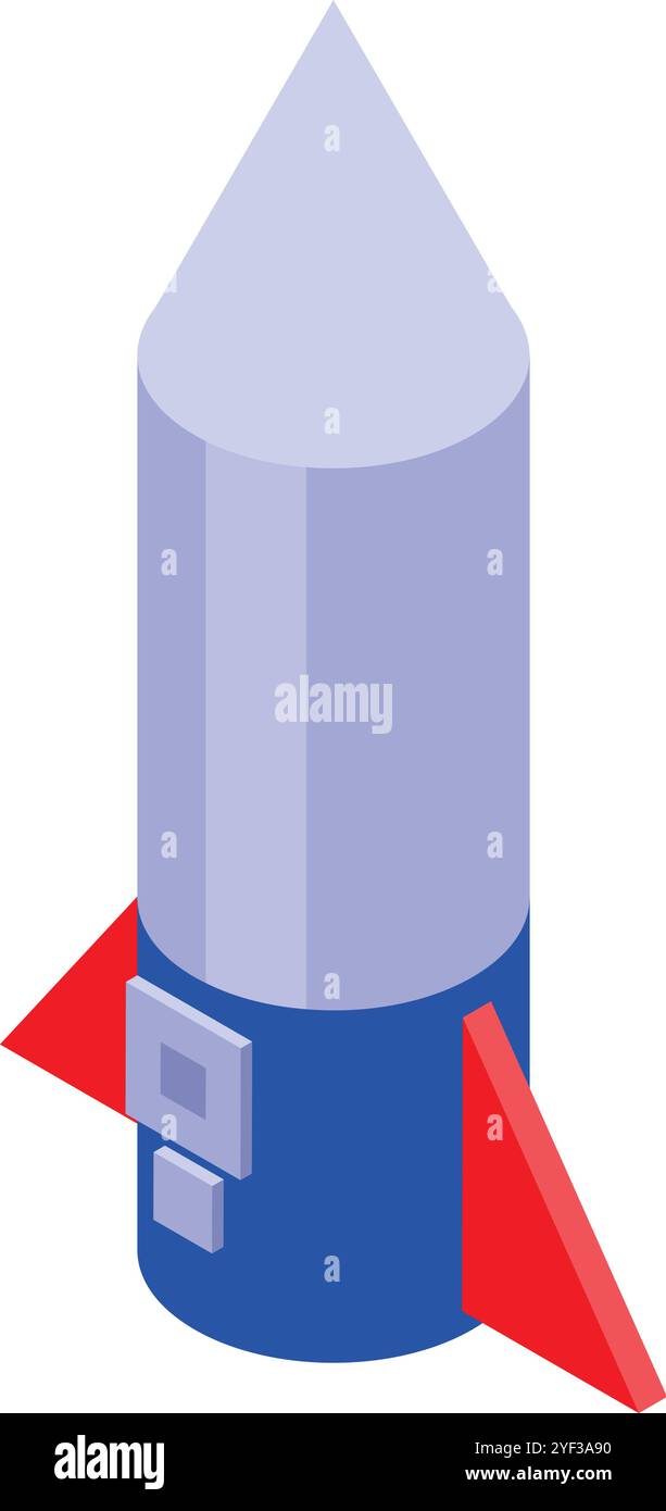 Minimalist rocket ship ascending into space, symbolizing ambition ...