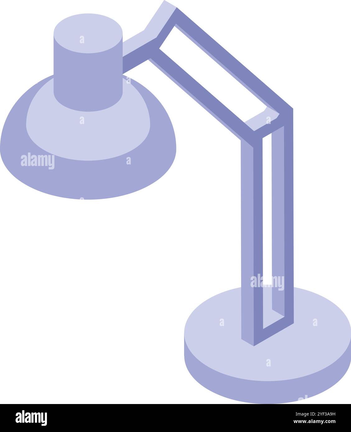 Modern purple desk lamp providing focused light in a contemporary ...