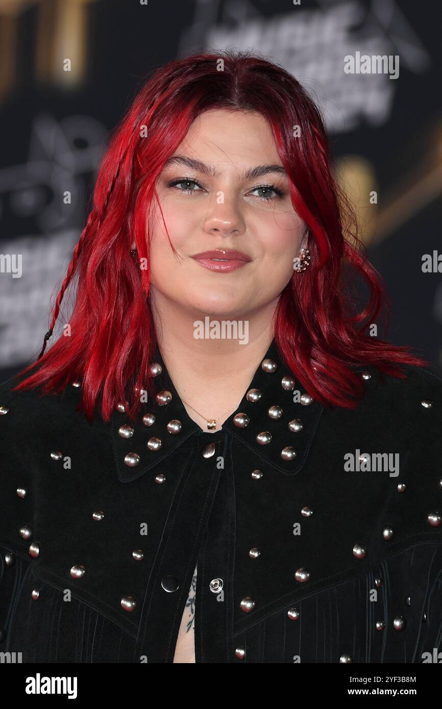 Cannes, France. 01st Nov, 2024. Louane attends the 26th NRJ Music ...