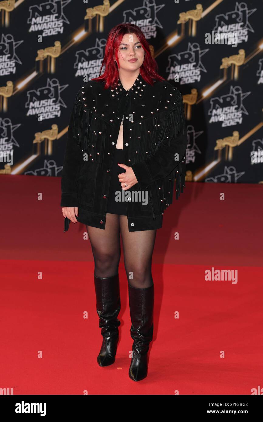 Cannes, France. 01st Nov, 2024. Louane attends the 26th NRJ Music ...