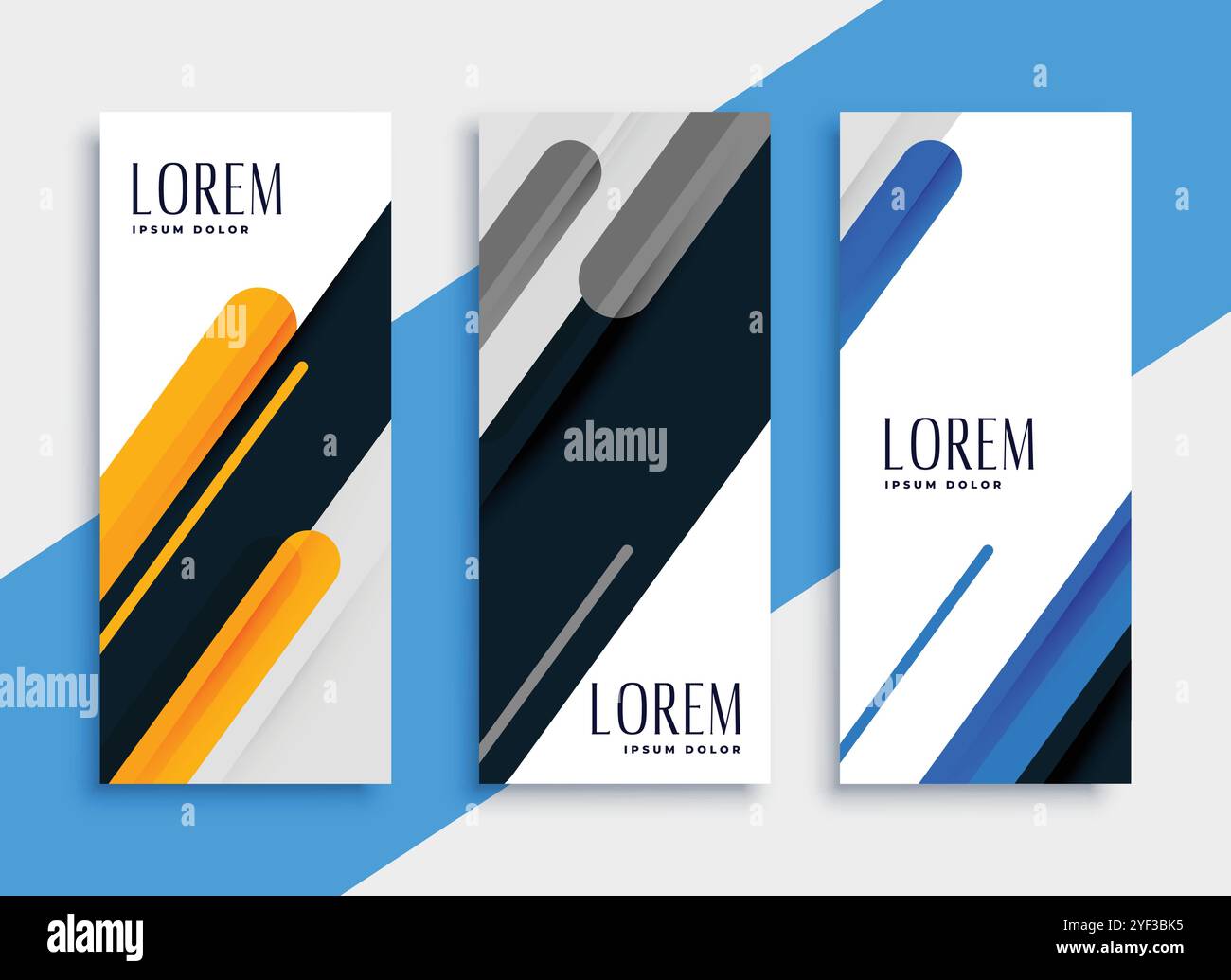 Set vertical web banners hi-res stock photography and images - Alamy