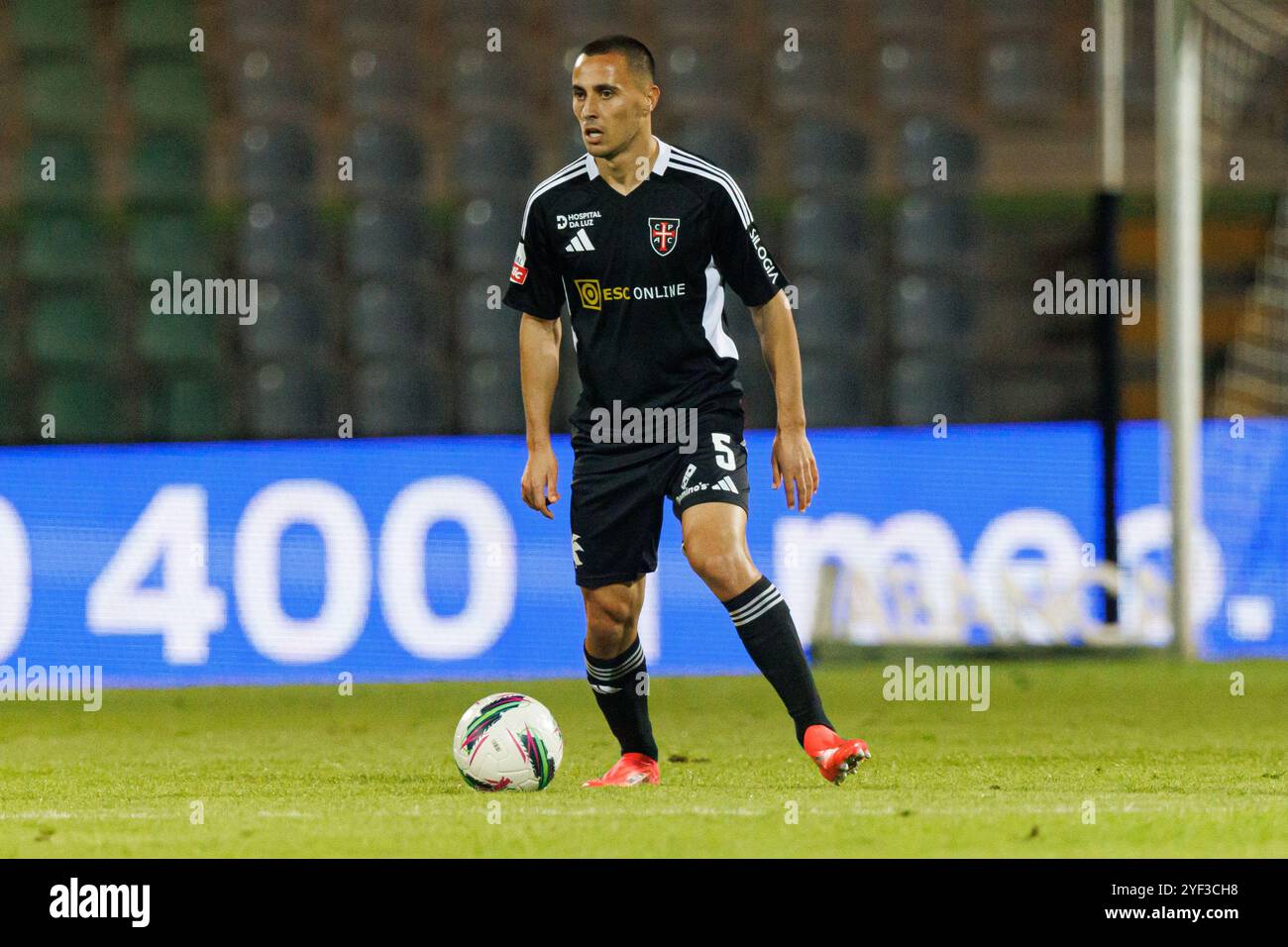 Leonardo Lelo seen in action during Liga Portugal game between teams of ...