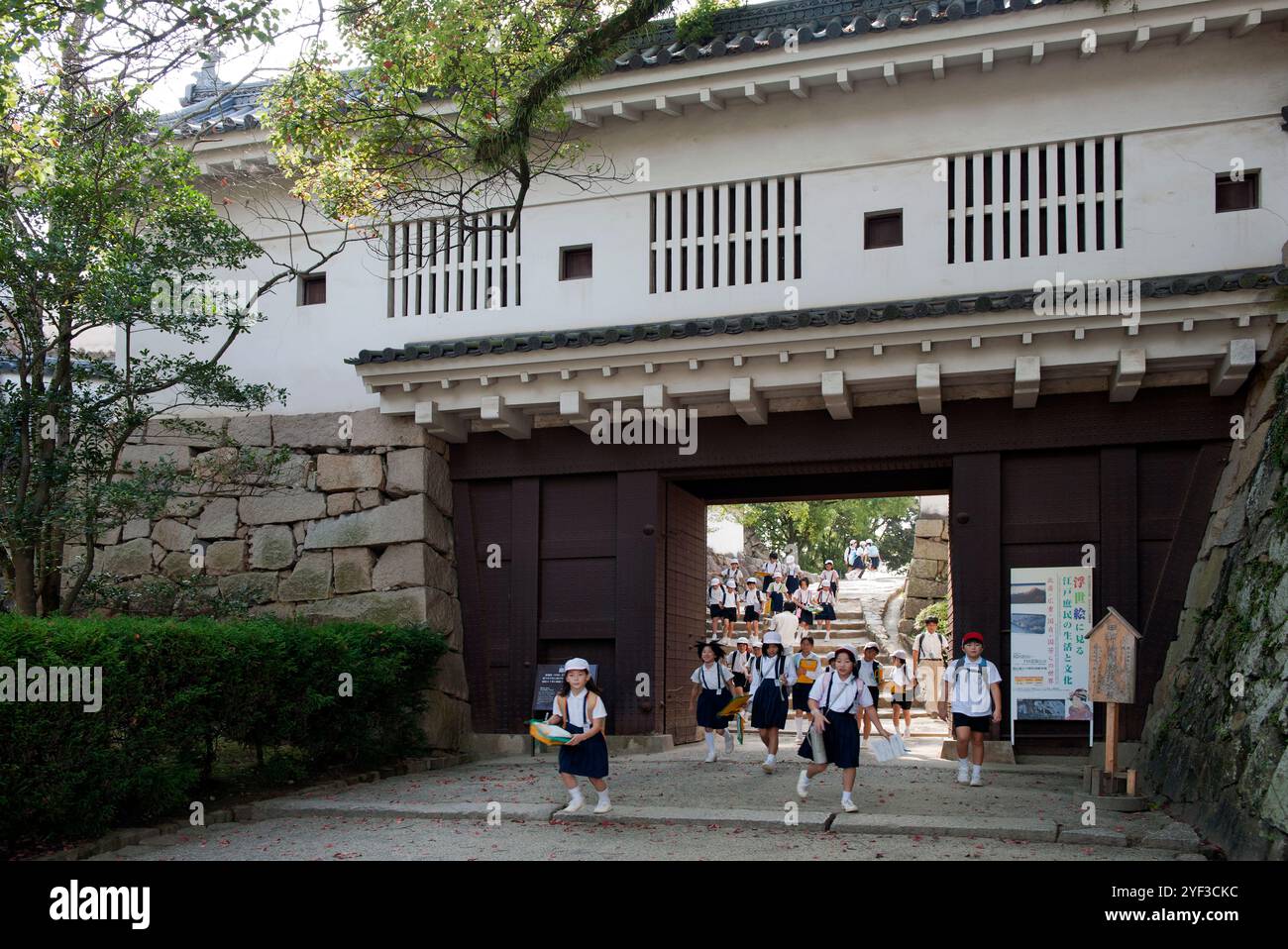 Okayama Castle, also known as the Crow Castle or Black Bird Castle ...