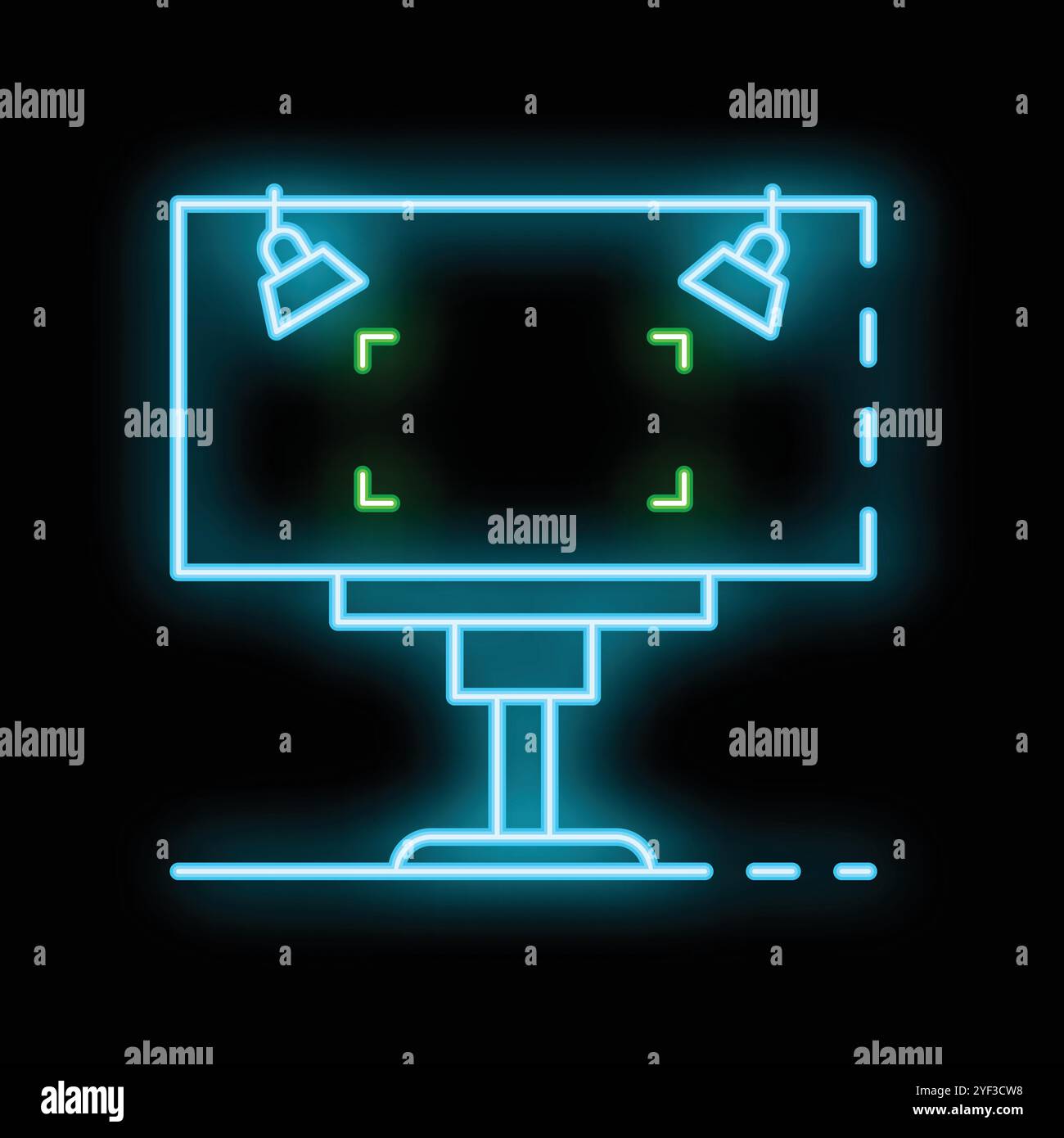 Chroma keying Stock Vector Images - Alamy