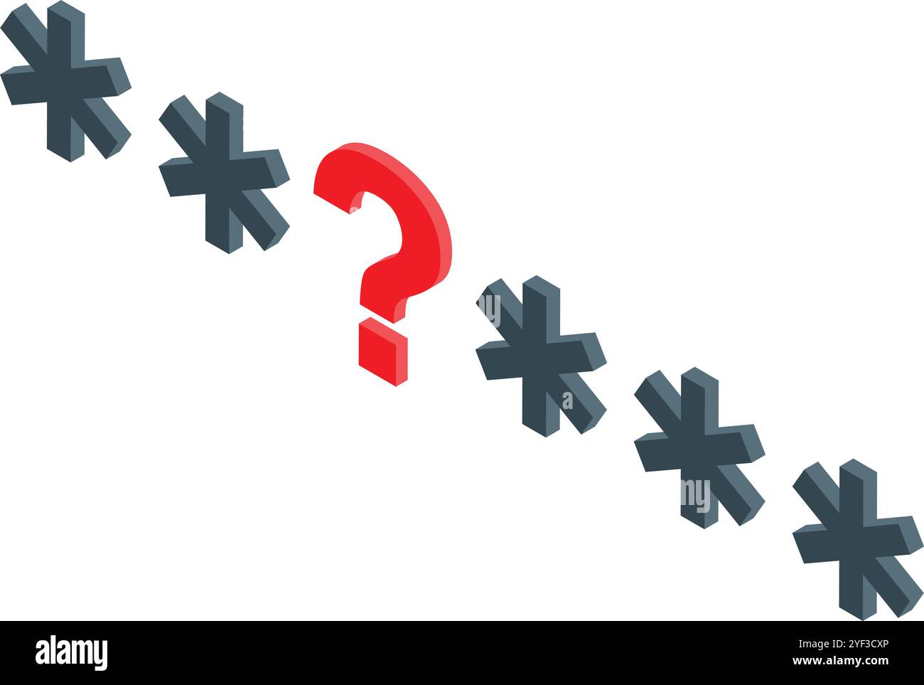 Red question mark replacing asterisk in password field, suggesting ...