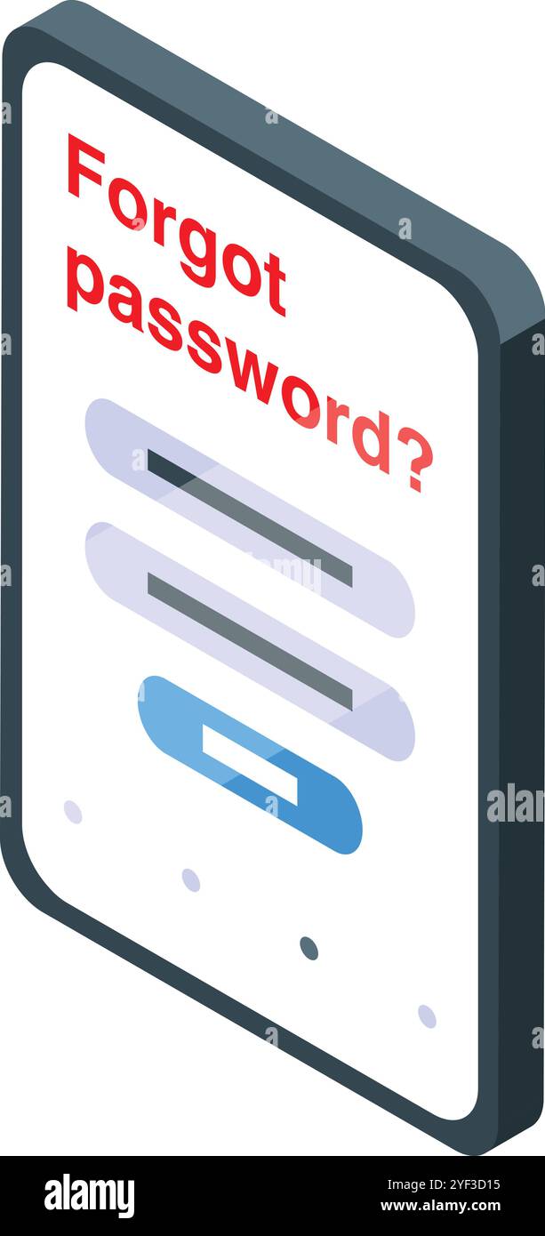 Password reset email interface Cut Out Stock Images & Pictures - Alamy