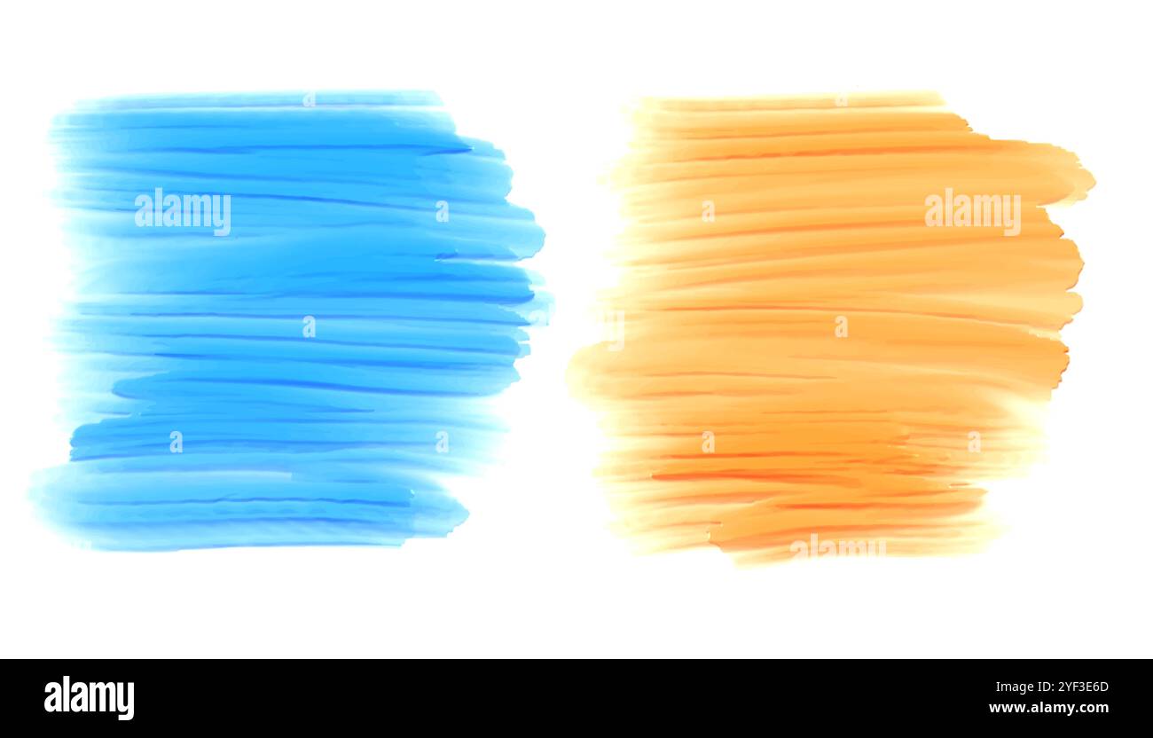 watercolor hand painted texture set of two Stock Vector Image & Art - Alamy